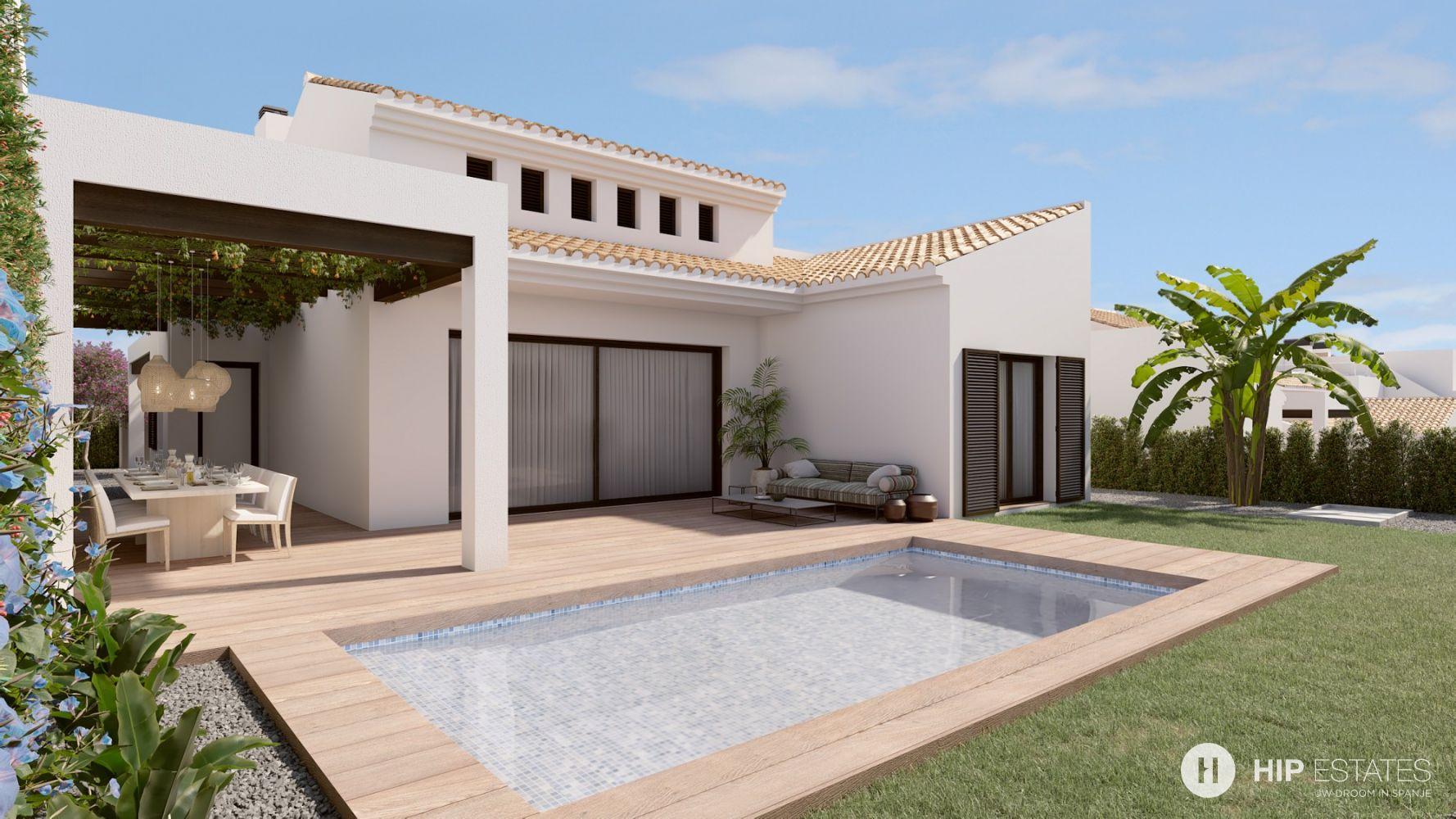 Hedendaagse villa te koop op golfresort, Spanje, Costa Blanca Zuid ...